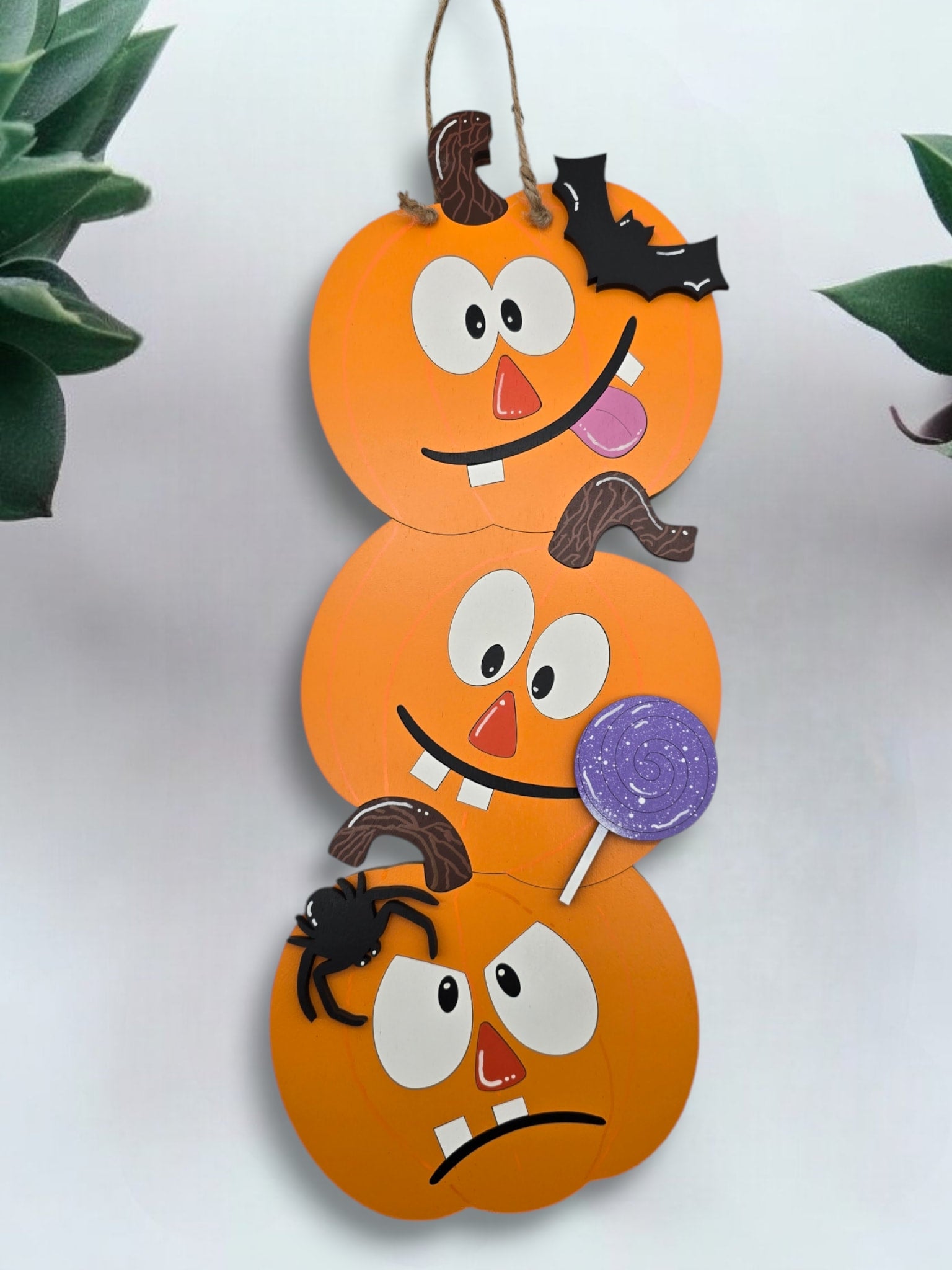 Stacked Pumpkins | TMO Laser Woodworks and Engraving